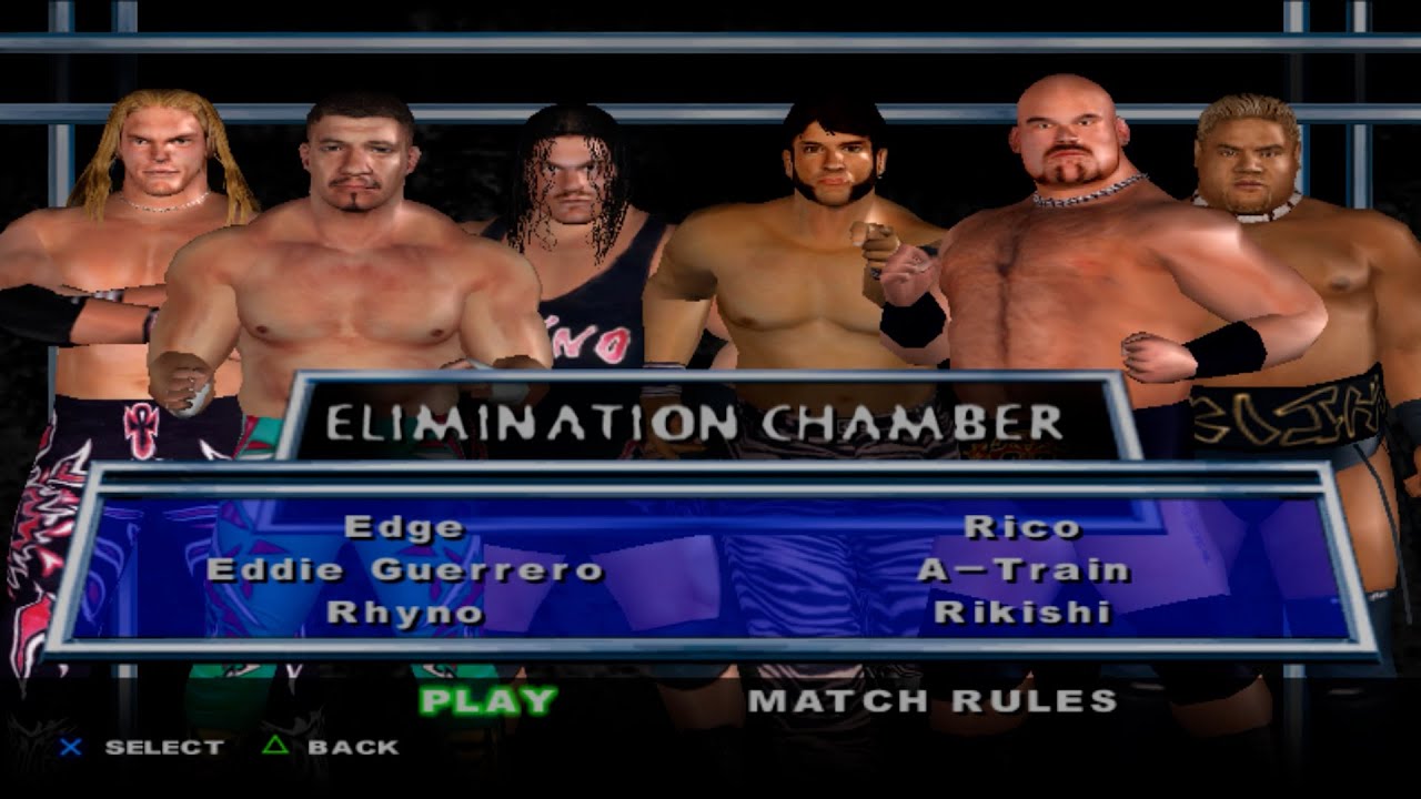 WWE SmackDown! HCTP - Edge,EddieGuerrero,Rhyno,Rico,A-Train,Rikishi ...