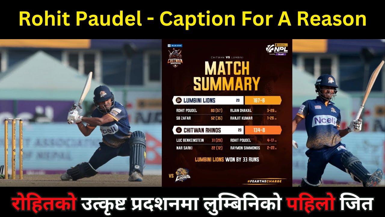 Match Summary | Chitwan Vs Lumbini | Nepal Premier League | npl news ...