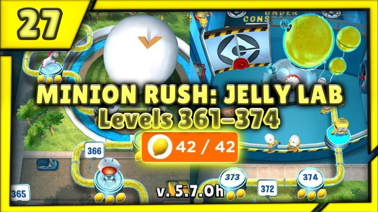 Minion Rush: Jelly Lab (v. 5.7.0h) | Levels 361-374 – All Fruits ...