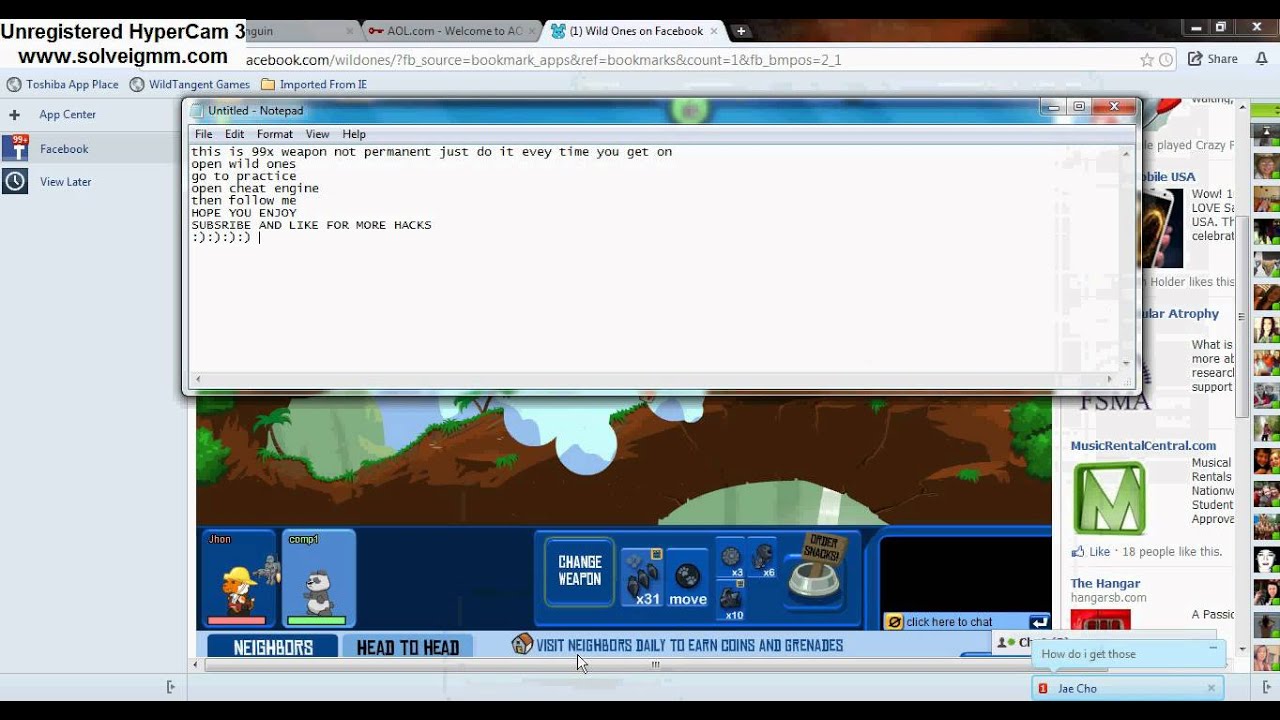 wild ones 99x ammo hack (no ban) - YouTube