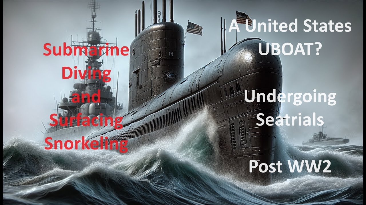 Unbelievable Footage Of WW2 German U-boat Snorkeling And Surfacing # ...