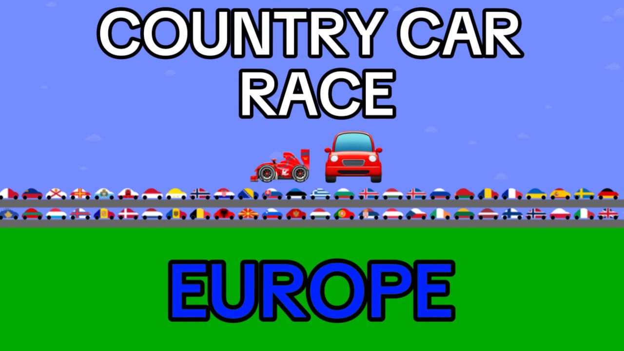 Country Cars Tournament Europe Race 2024 -Who Will Win? Made In Algodoo ...