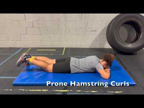Prone Hamstring Curls - YouTube