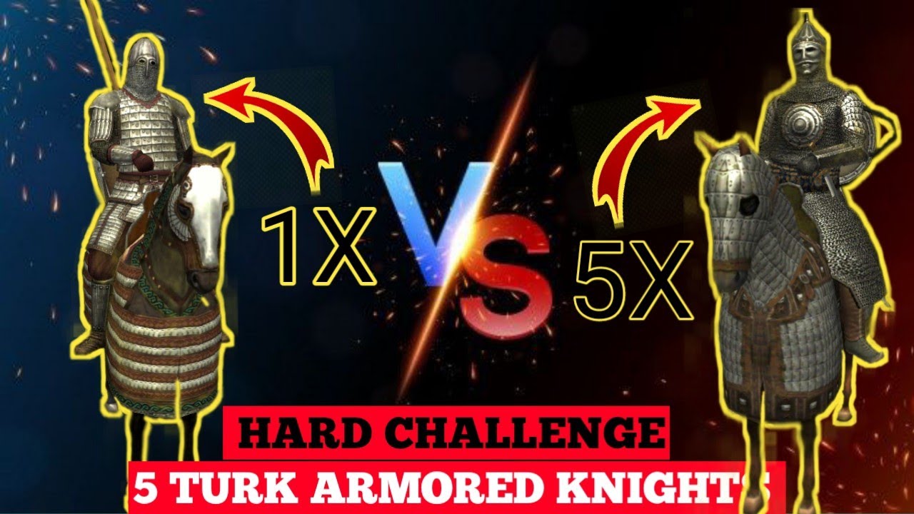 Im challenge 5 heavy armored massive ottoman knights - YouTube