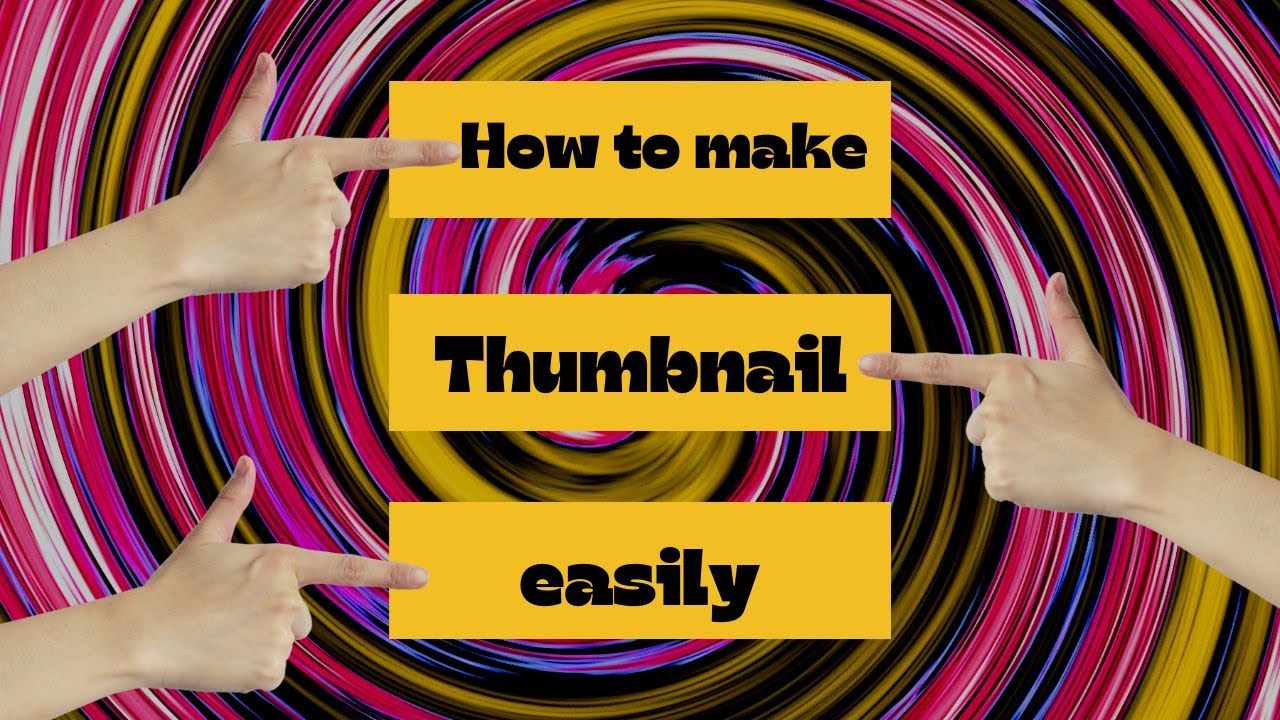 How To Make Thumbnail | Thumbnail Make | Tech Inroductory - YouTube
