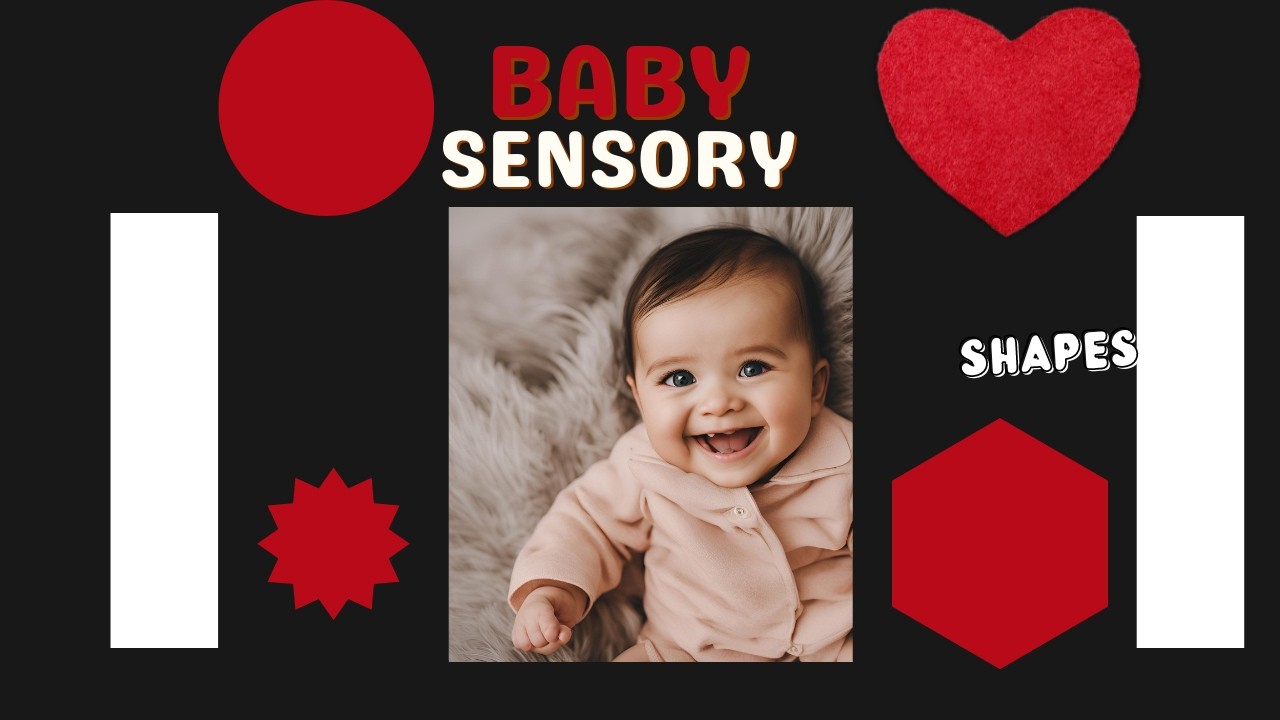 sensory babies shape, Black, Red and White Baby Visuals @Baby Sleep Aid ...