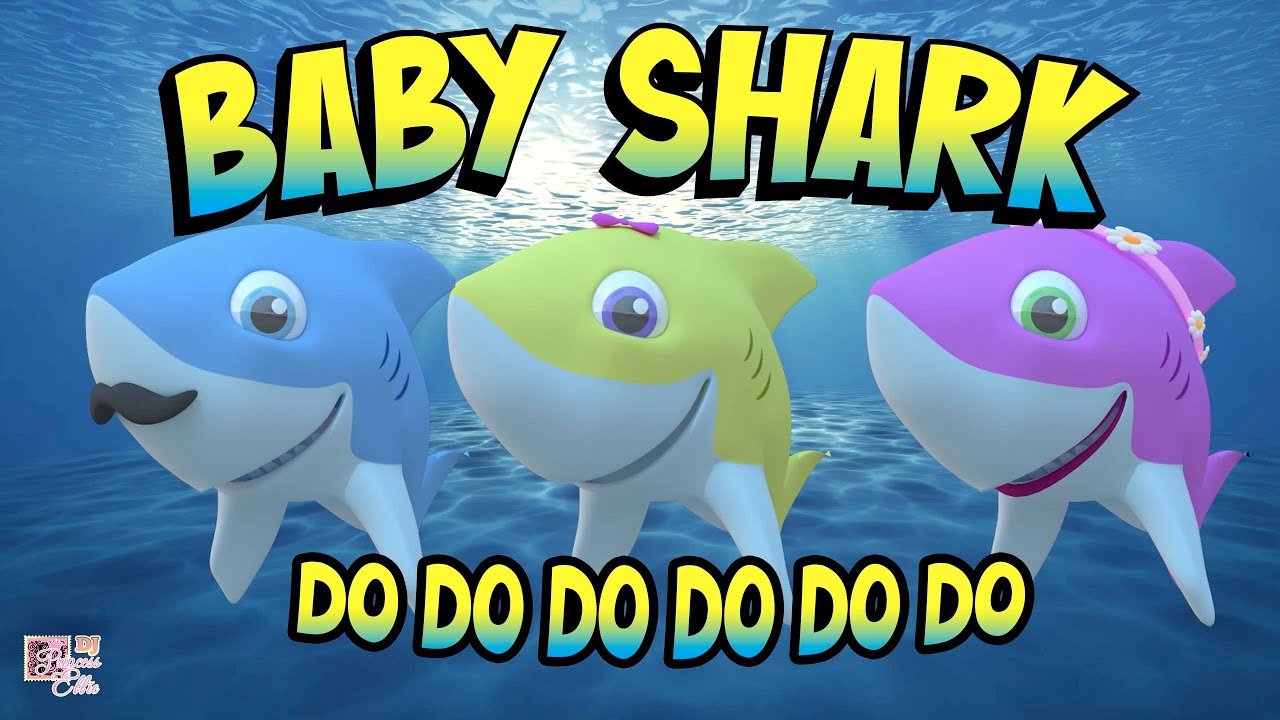Baby Shark Dance Moves Animated Cartoons for Kids | Rhymes for Babies ...