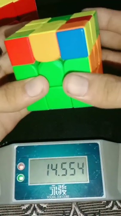 How to solve Rubik's Cube solve fast solve 21 second time 🥰🥺 # ...