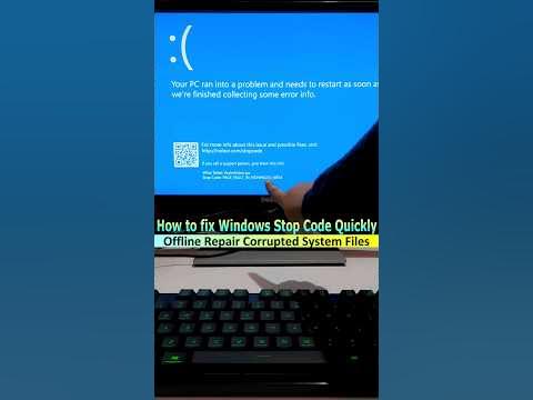 How to fix Windows Stop Code quickly 💻 #youtubeshorts #shortsvideo # ...