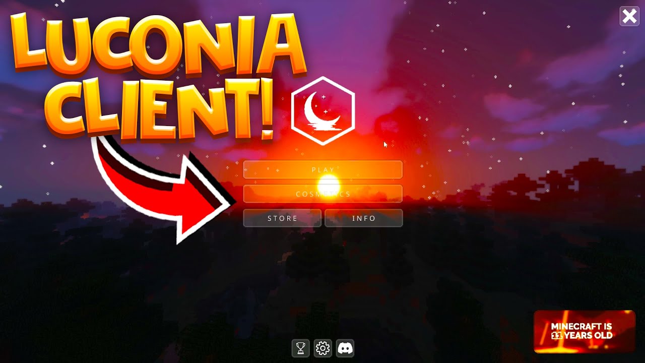 Luconia Client For Minecraft Bedrock! (1.19+) - YouTube