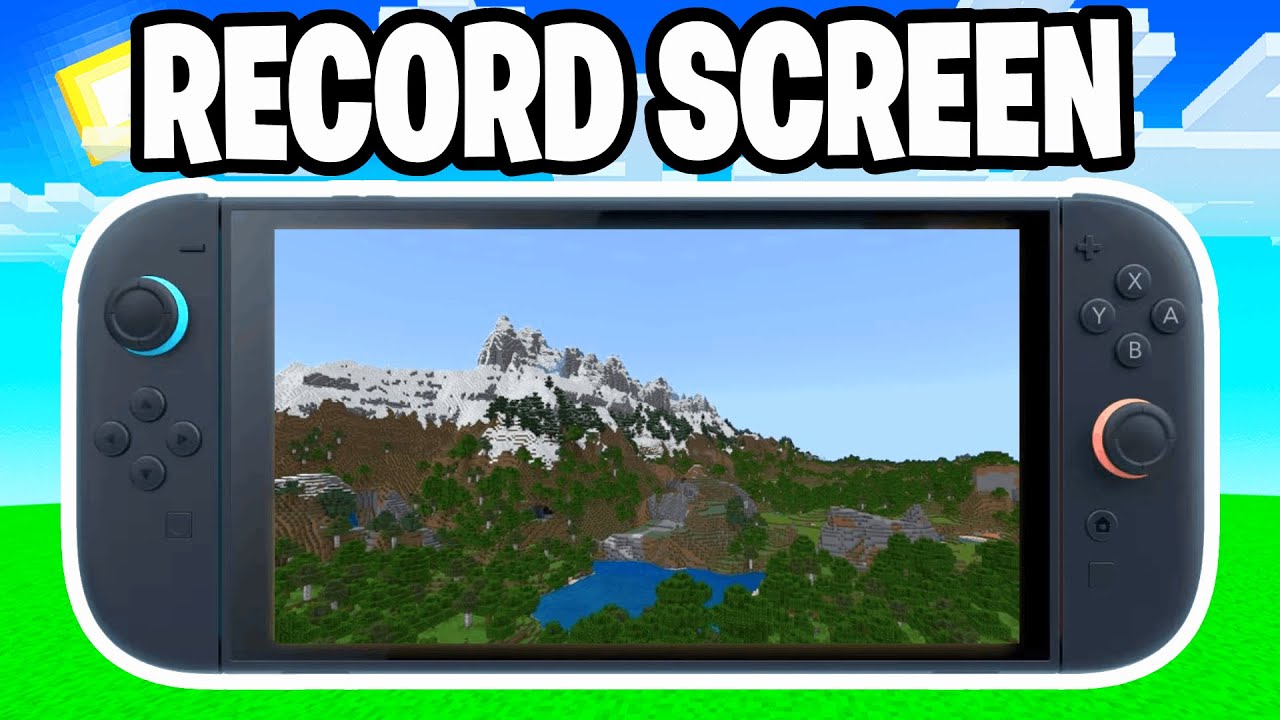 How To Record Minecraft Gameplay On Nintendo Switch! - Tutorial - YouTube