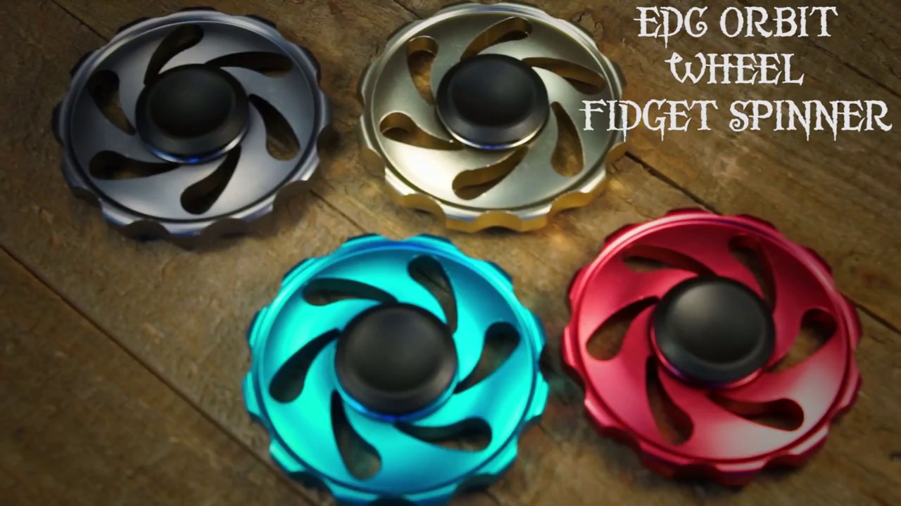 EDC ORBIT WHEEL FIDGET SPINNER - YouTube