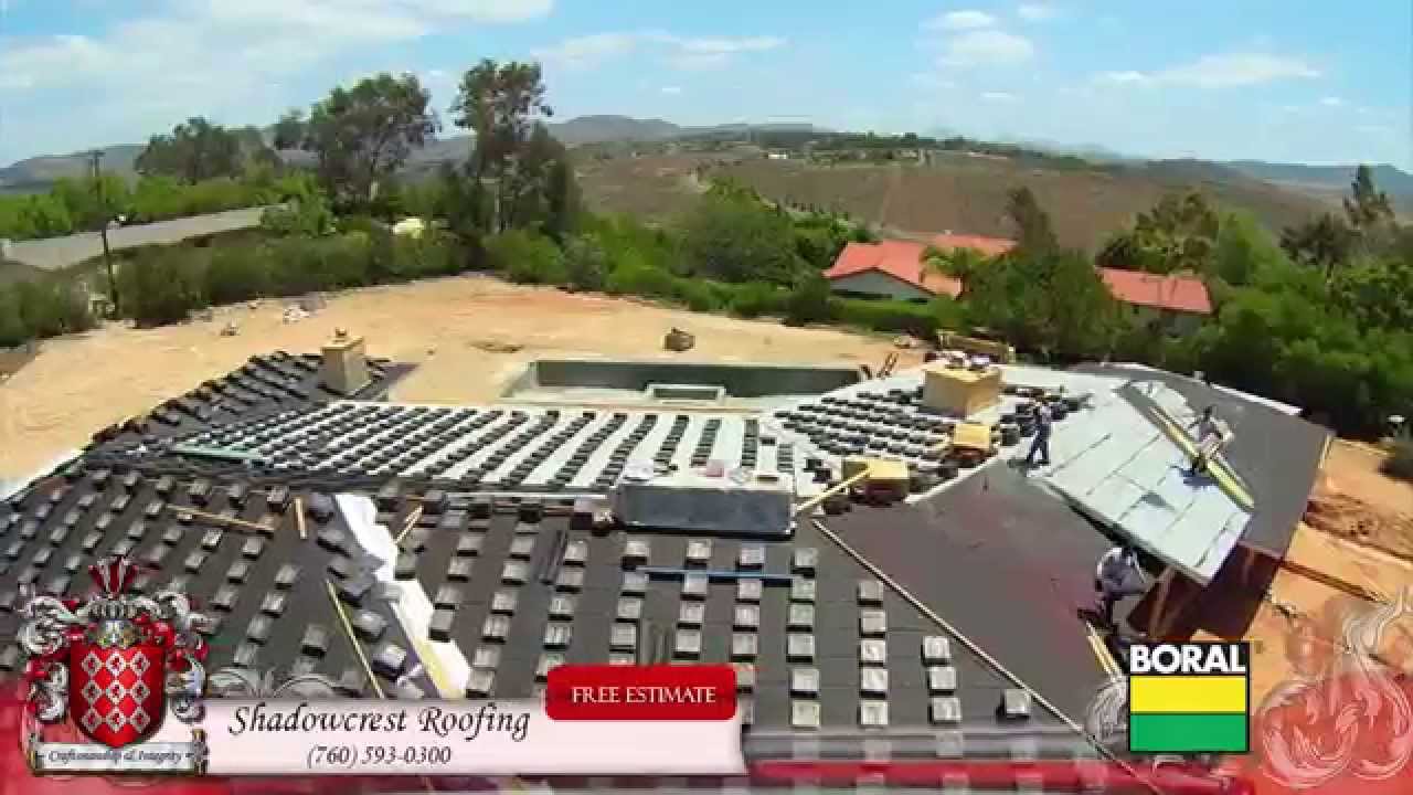 Shadowcrest Roofing Project: Boral Madera 900 - Rancho Santa Fe - YouTube