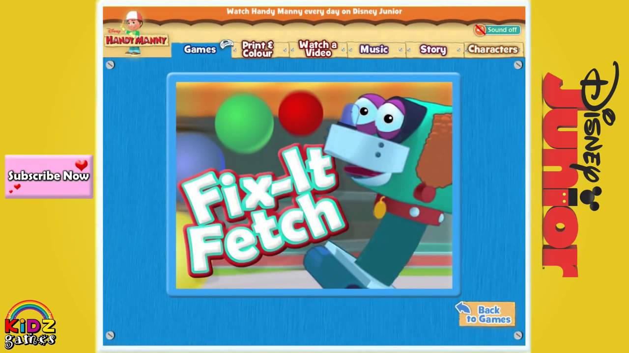 Handy Manny Fix It Background