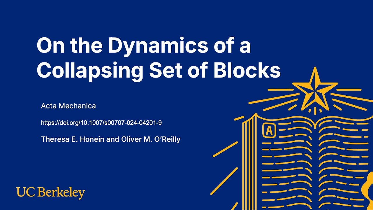 On the Dynamics of a Collapsing Set of Blocks - YouTube