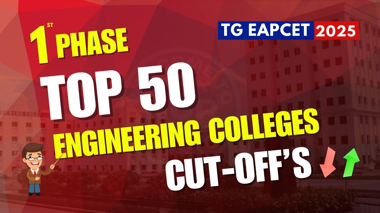 first phase cut off's increase or decrease..? TOP COLLEGES || TG EAPCET ...