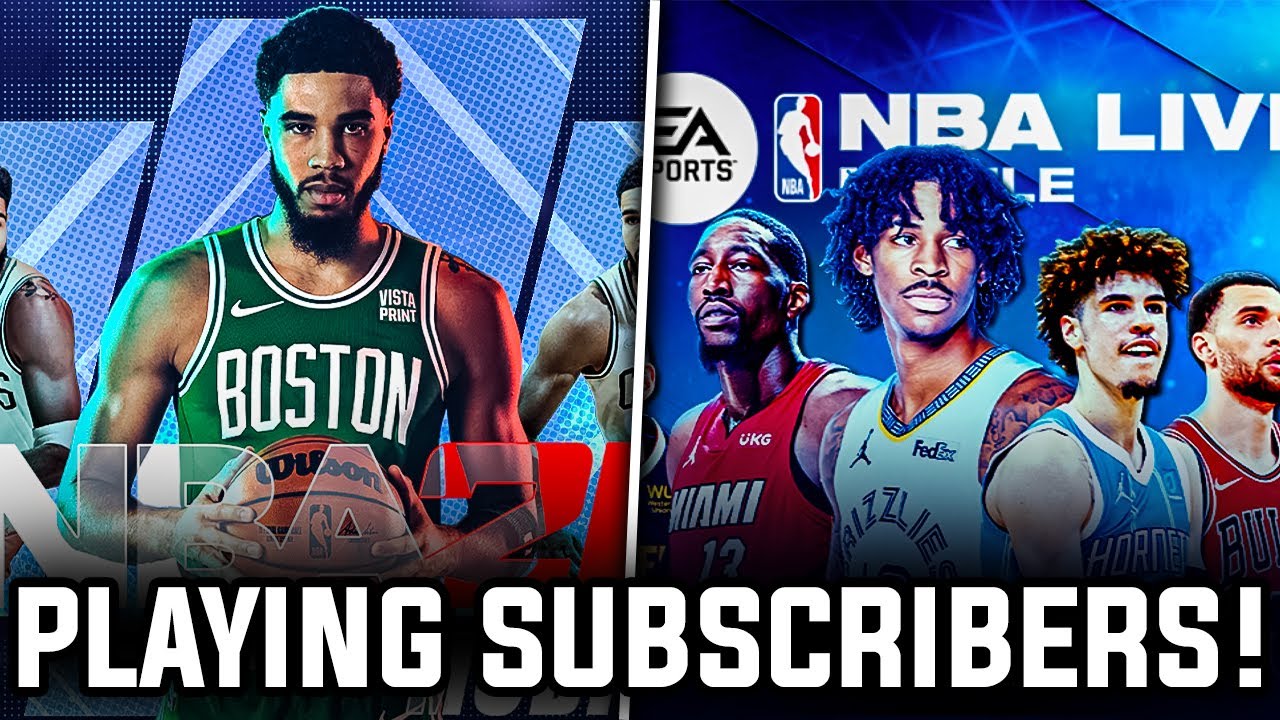 Playing Against Subscribers On NBA Live Mobile & NBA 2K Mobile! - YouTube