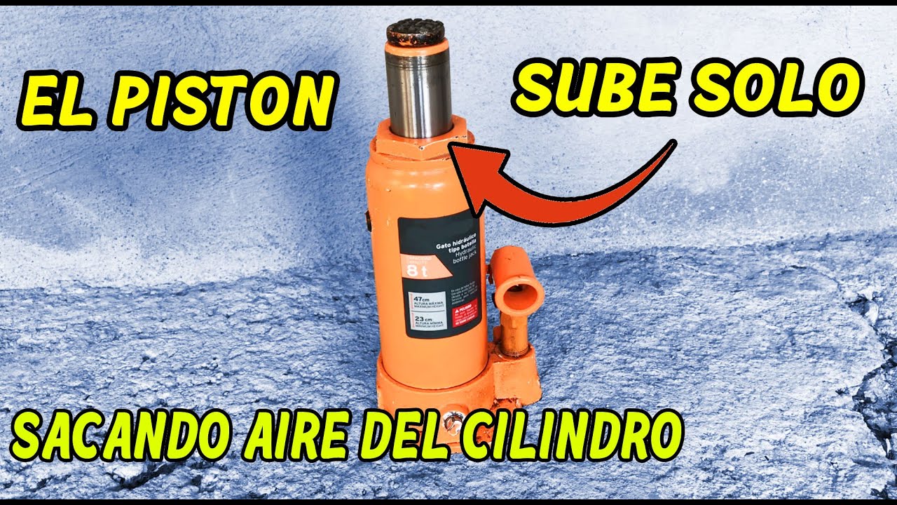 Gato Hidraulico Tipo Botella El Piston Sube Solo No Se Queda En La ...