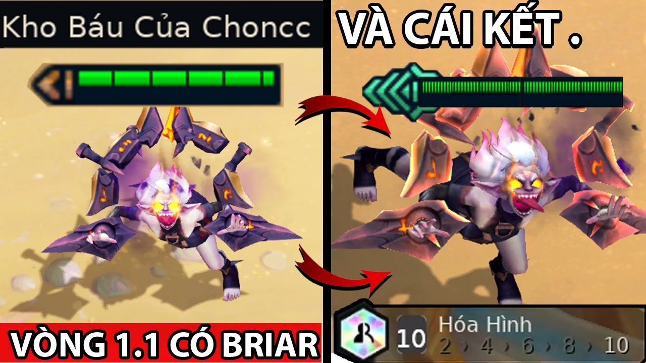 Vòng 1.1 Có Briar: Kích hoạt Nội Tại Ẩn Đội Hình 10 Hóa Hình Tăng 2000% ...