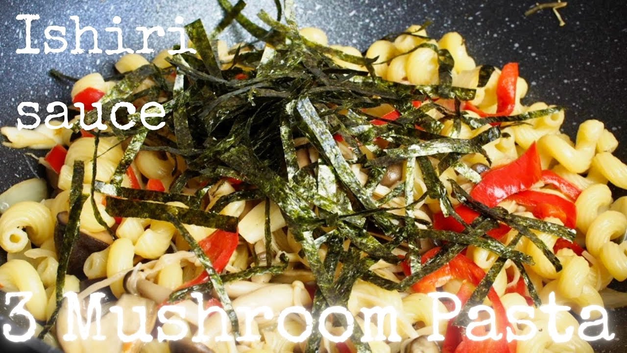Kurumicooks Japanese Cooking | How to make 3 Mushroom Pasta with ...
