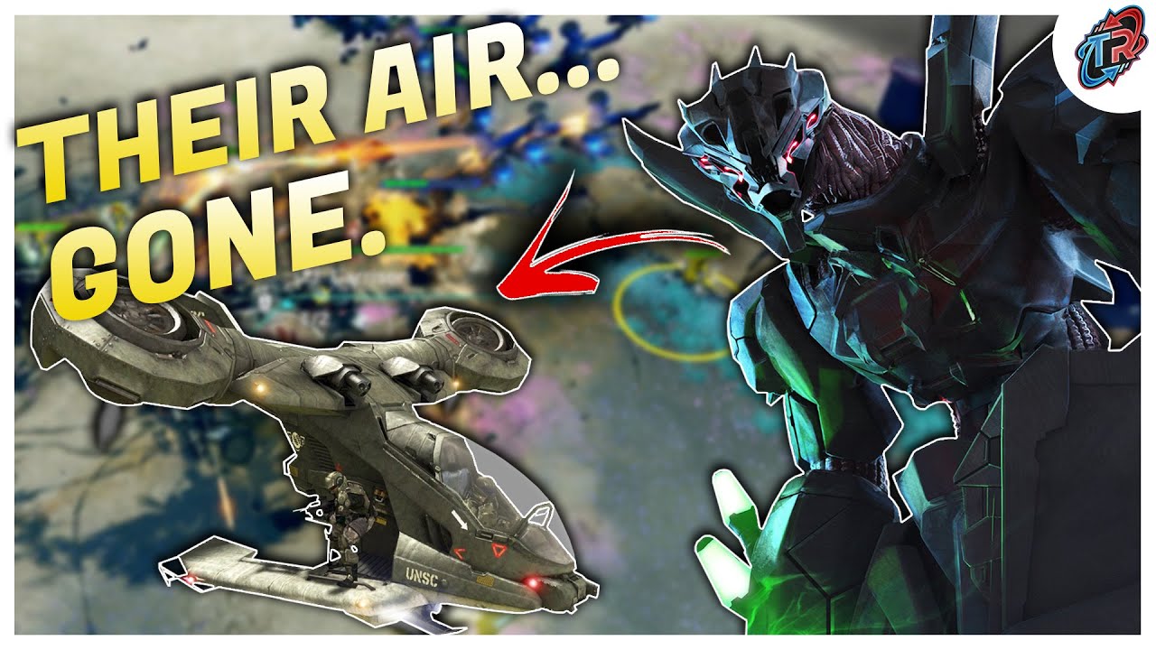 COLONY takes down all the AIR UNITS in Halo Wars 2! - YouTube