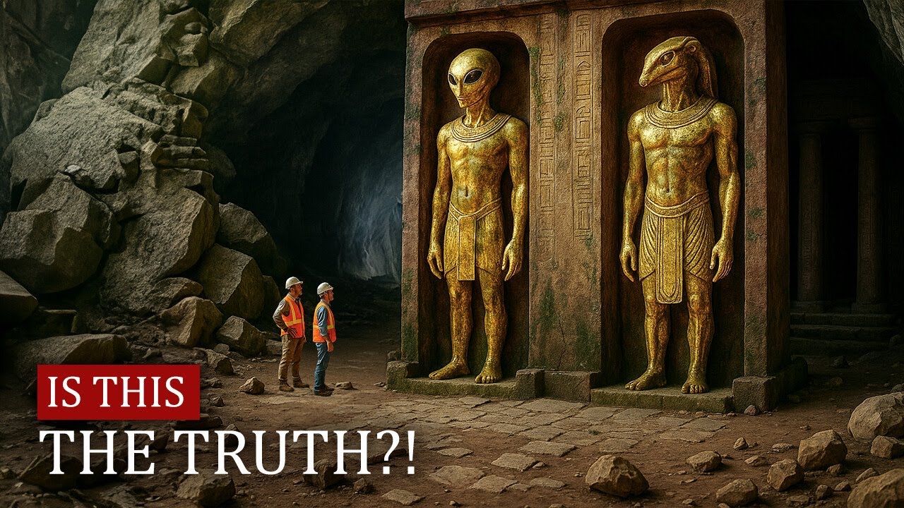 Strange Hieroglyphs Discovered in Newly Opened Egyptian Tomb - YouTube