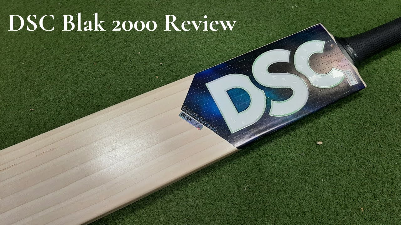 DSC Blak 2000 Cricket Bat Review - YouTube
