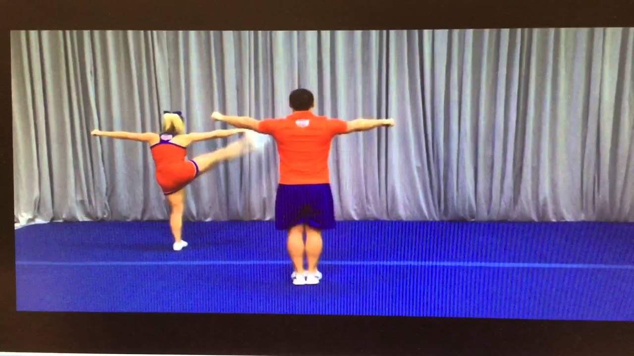 NCA 2016 tryout cheer back view - YouTube