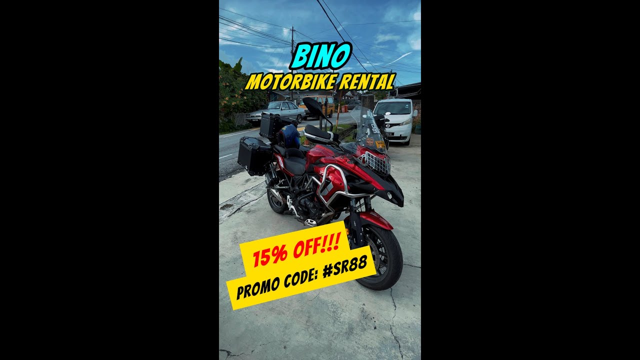 SEWA MOTOR MURAH | BINO MOTORBIKE RENTAL #SR88 - YouTube