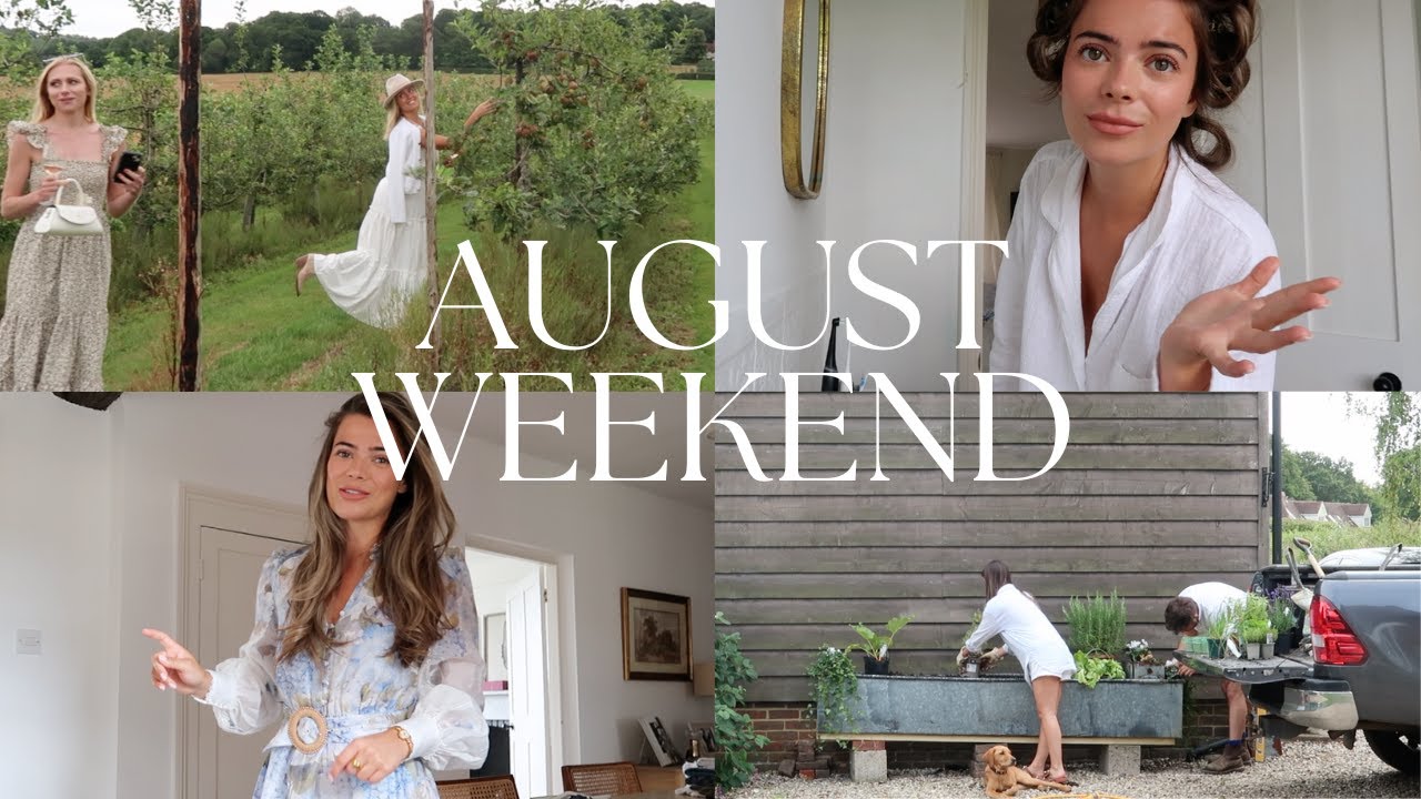 AN AUGUST WEEKEND / KENT VINEYARD & VEGETABLE PLANTING - YouTube