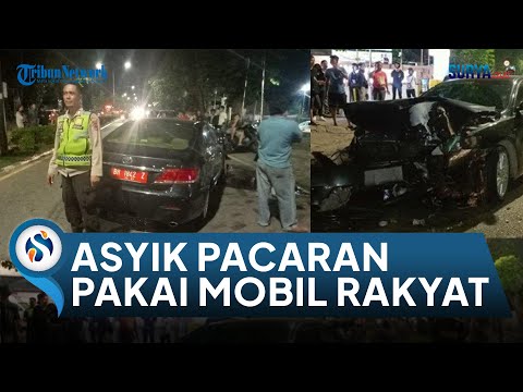 HANGATNYA PACARAN PAKAI MOBIL RAKYAT BERUJUNG KECELAKAAN , POLISI : KEDUANYA BERDUAAN DI TEMPAT SEPI