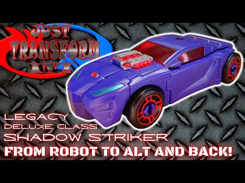 JUST TRANSFORM IT!: Legacy Deluxe Shadow Striker - YouTube