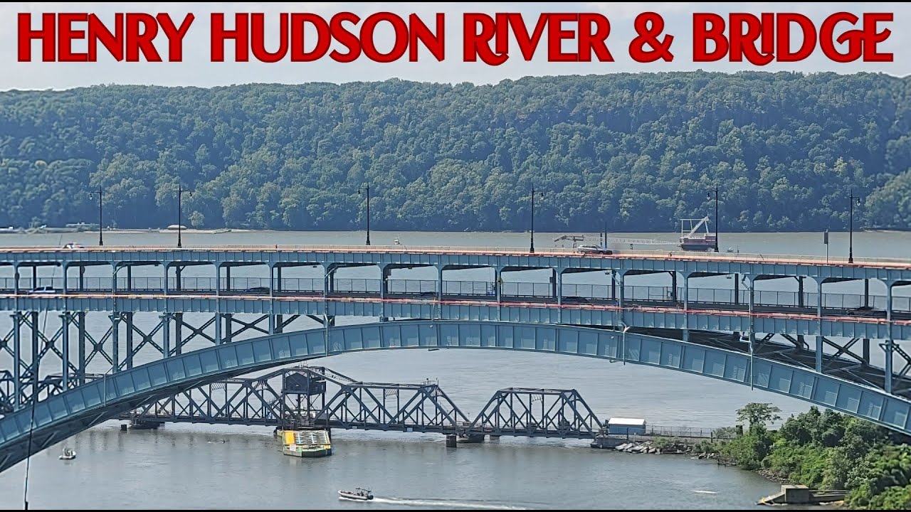 LIVE NYC Henry Hudson River & Hudson Bridge Cam/Amtrak 08-31-22 - YouTube