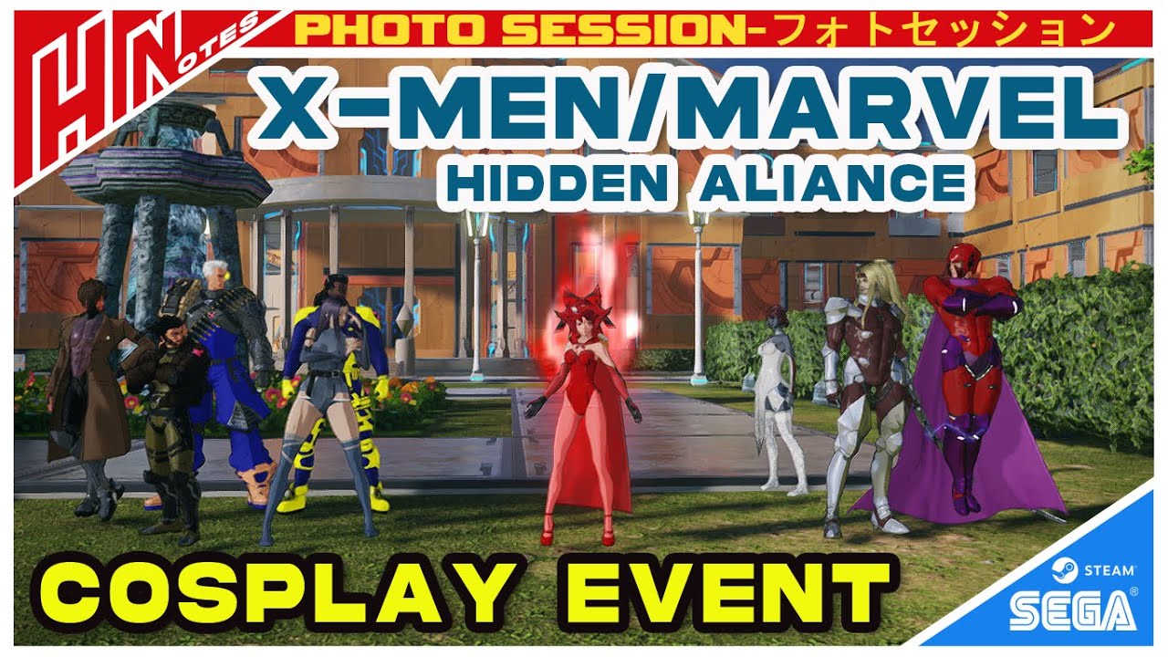 【PSO2NGS】X-men Marvel Hidden Aliance Cosplay Event(Fail Ending) - YouTube