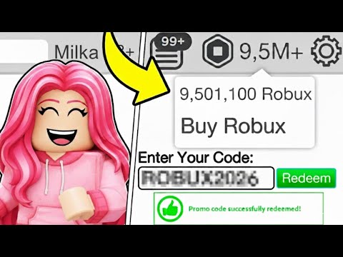 INSIRA ESSE CÓDIGO E GANHE ROBUX GRÁTIS no Roblox.. (2026)