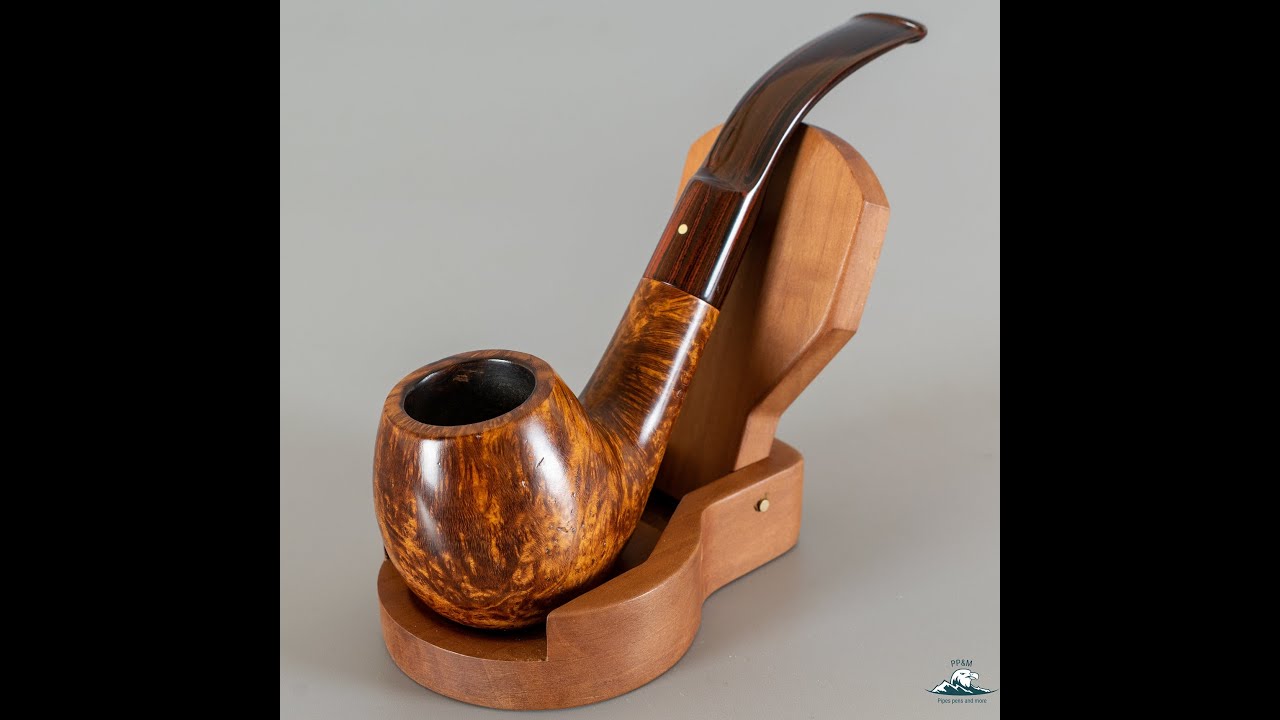 1990 Dunhill Chestnut Smooth Bent Saddle Stem (4213) - YouTube