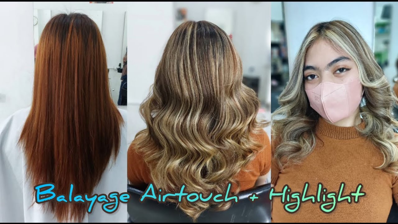 TUTORIAL LENGKAP TEKINIK BALAYAGE AIRTOUCH + HIGHLIGHT | - YouTube