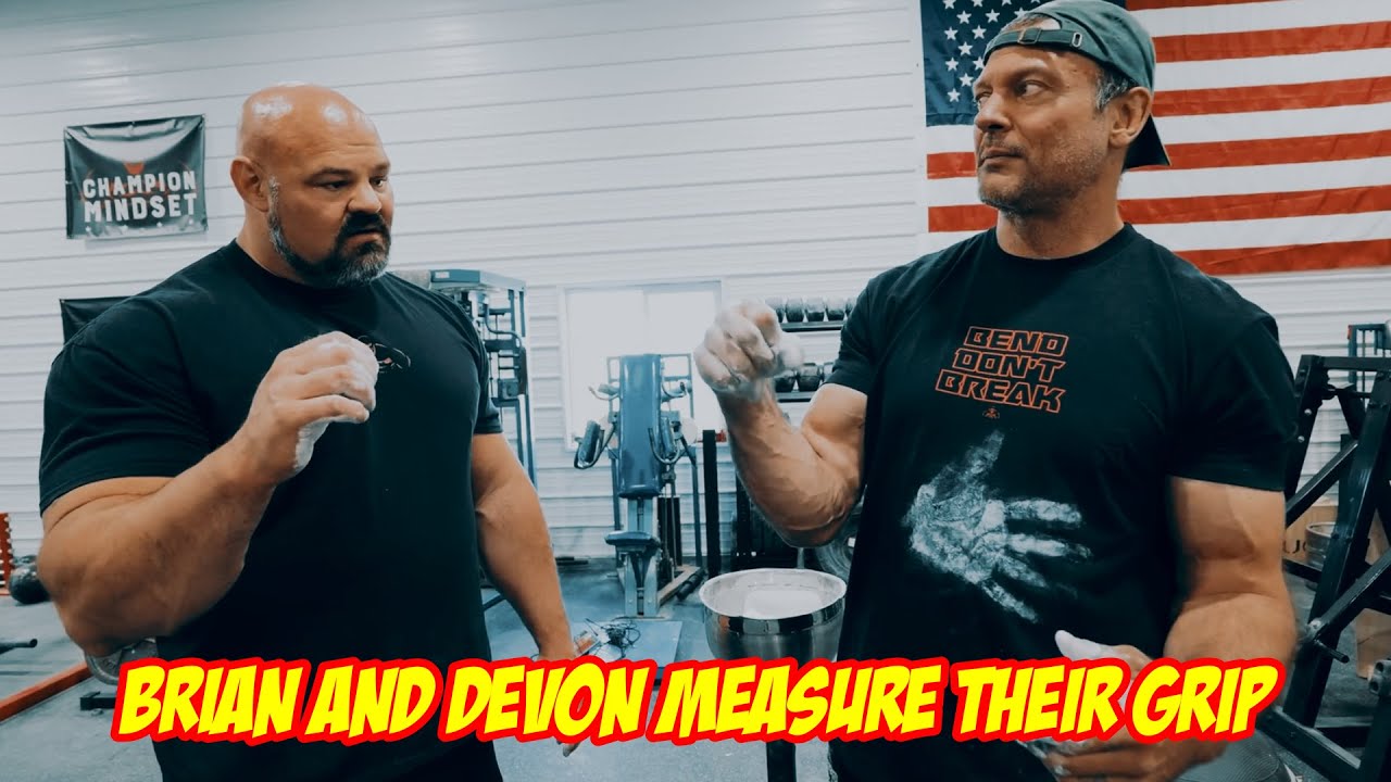 Brian and Devon test their grip | Devon explains the importance of grip ...