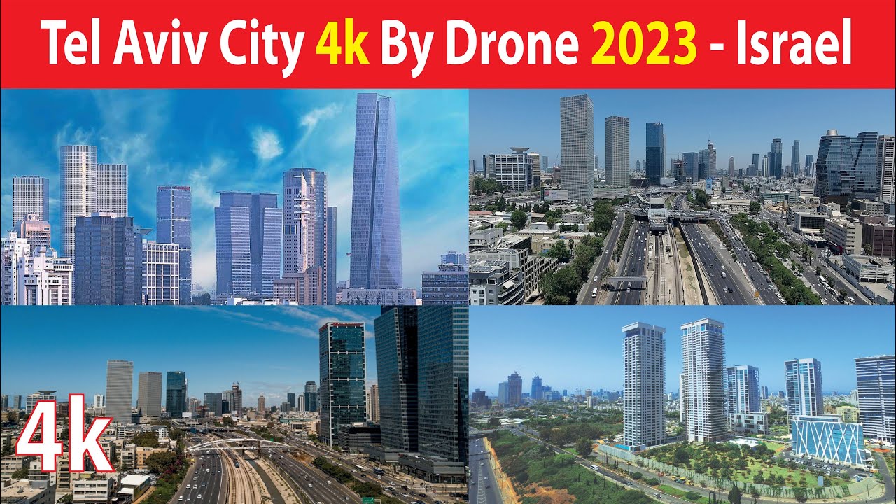 Tel Aviv City , Israel 4K By Drone 2023 - YouTube