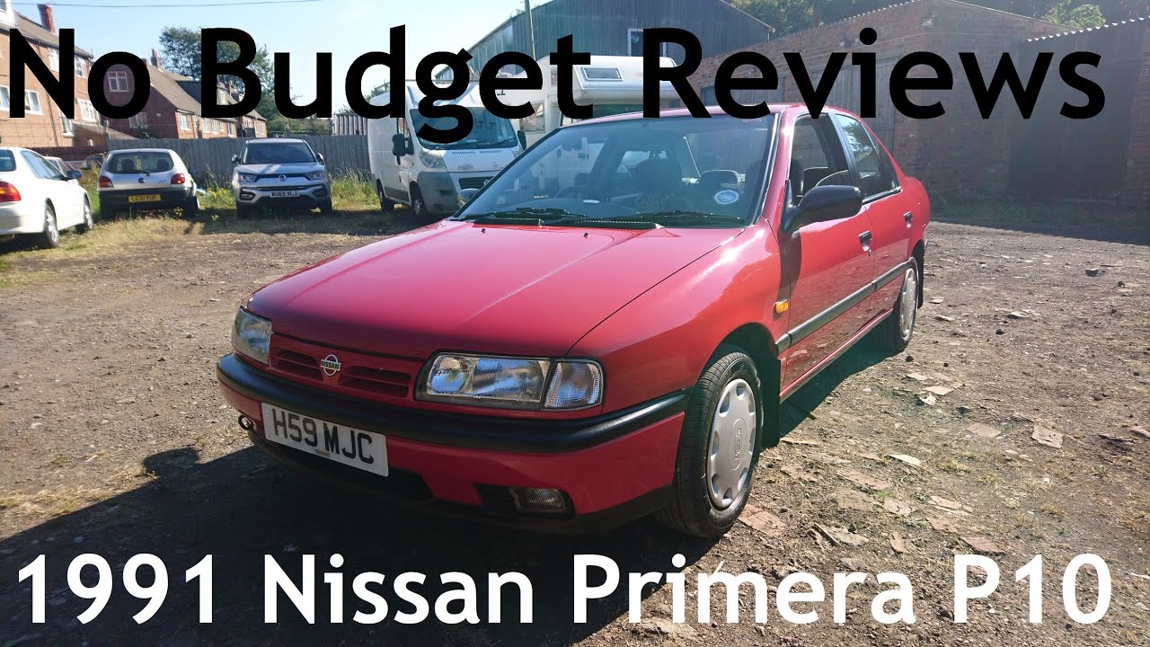 No Budget Reviews: 1991 Nissan Primera (P10) 2.0 GS Saloon Automatic ...