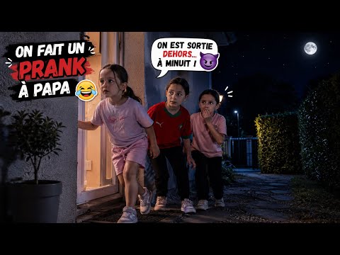On Prank papa avec Mouna et Aya Ibrahim et Maïssa 🥸