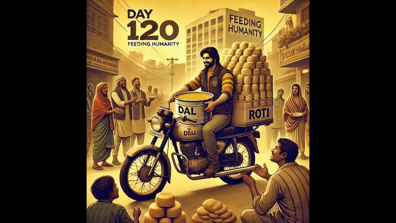 Cooking 120 daal roti rolls for the homeless (Day 120 Ride-along) - YouTube
