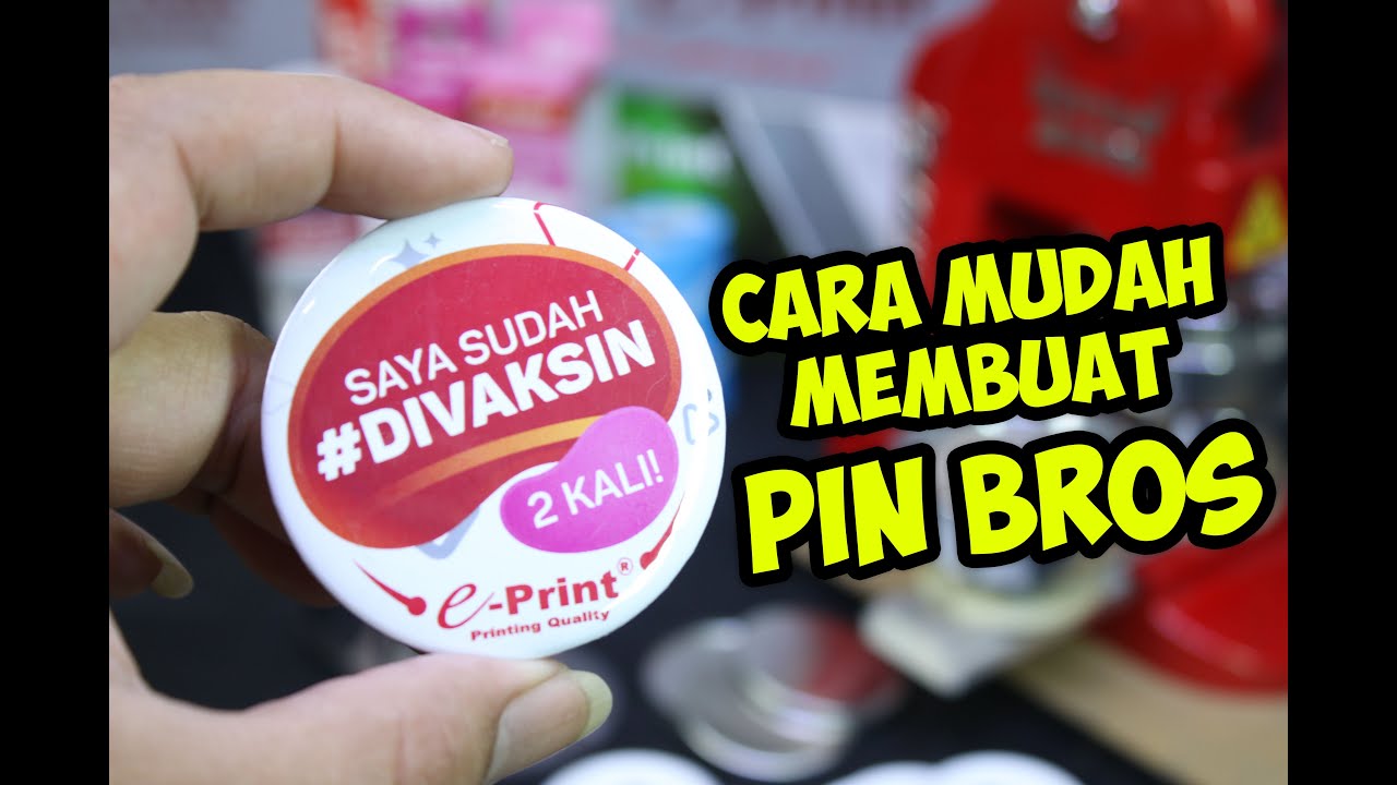 Cara Mudah membuat Pin Bros Sendiri - YouTube