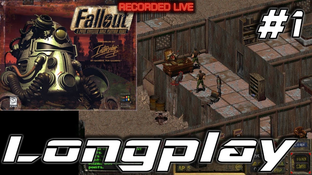 Let's play Fallout 1 - Low INT character | Interplay 1997 | Re-Play | 1 ...