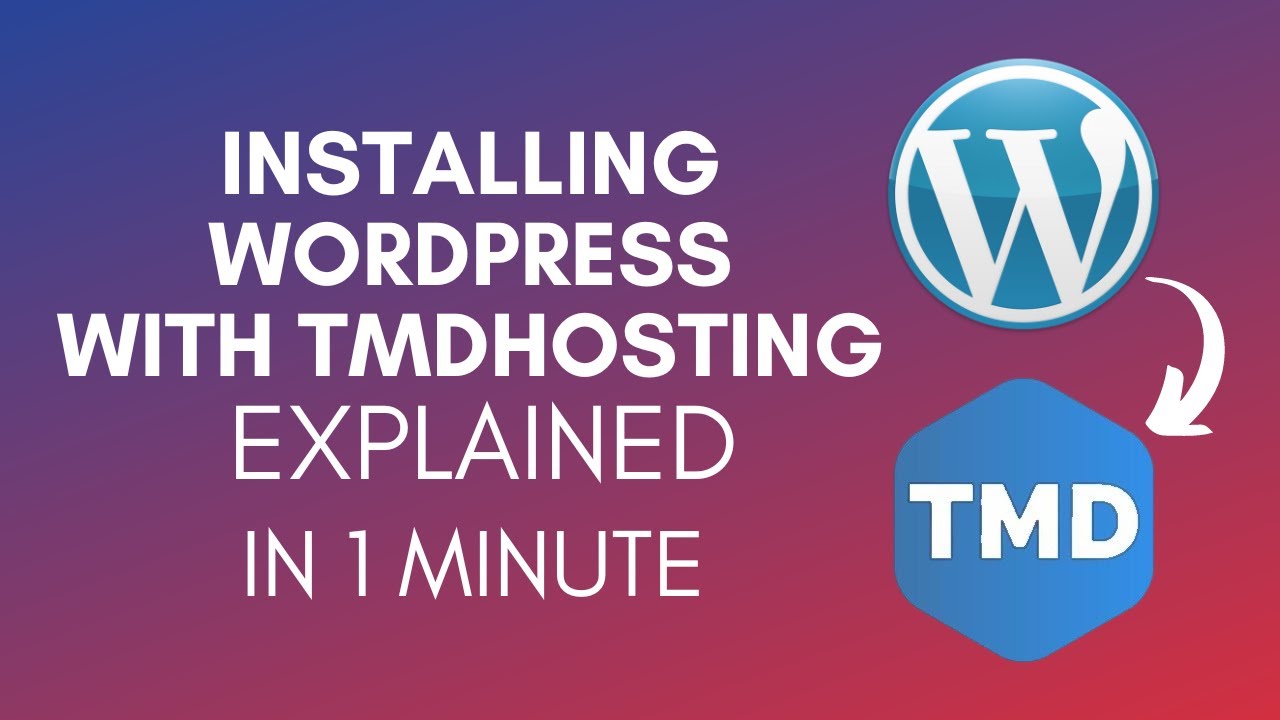 How To Install WordPress With TMDHosting? (2024) - YouTube