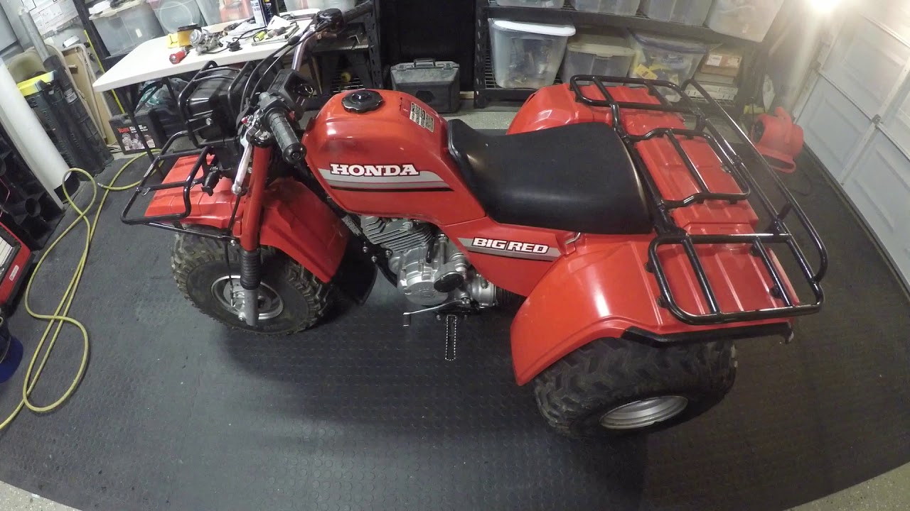 1985 Honda Big Red 250es FINISHED - YouTube