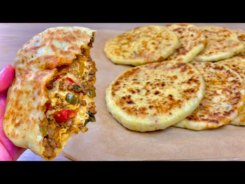 Incredibly delicious ❗ Bread stuffed with minced meat easy and fluffy 💯