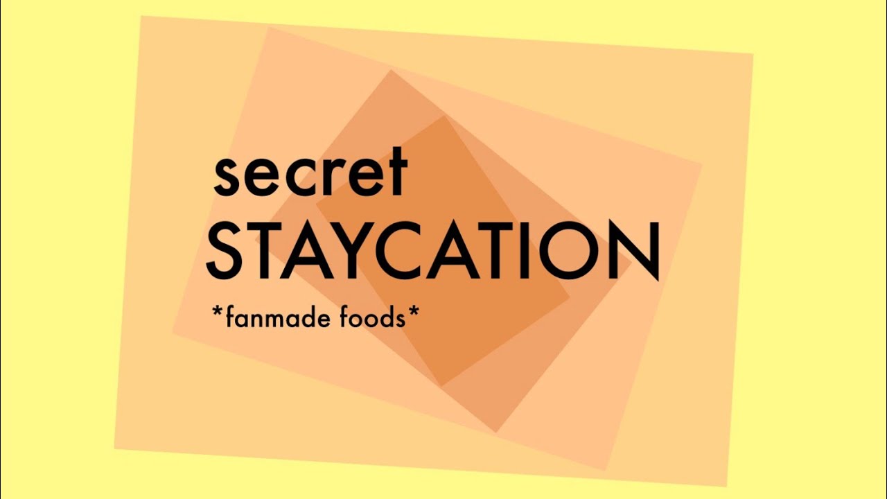 My Take on Secret Staycation Fanmade Foods - YouTube