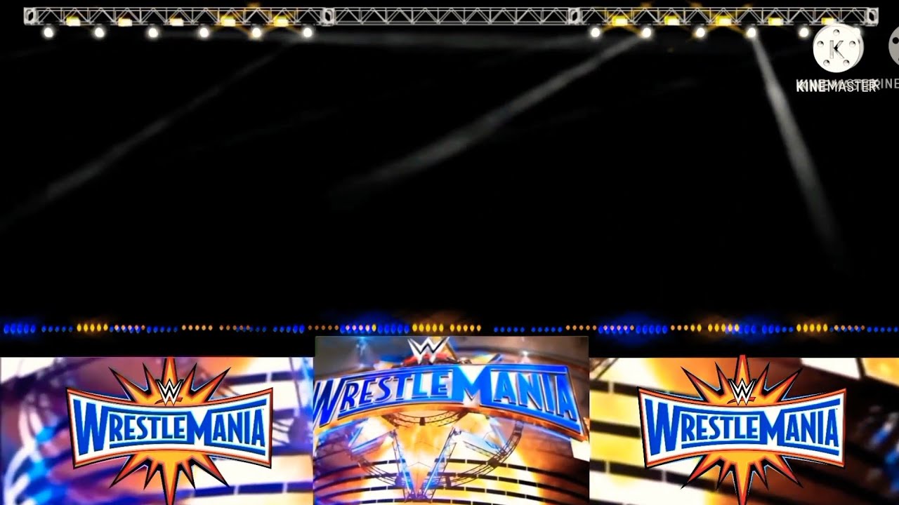 WWE WRESTLEMANIA 33 CUSTOM WWE STAGE ANIMATION - YouTube