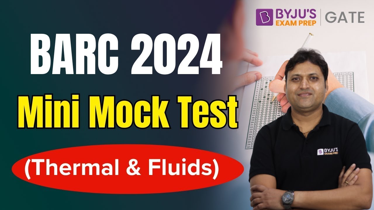 BARC 2024 | Mechanical Engineering| Mini Mock Test | Thermal and Fluids ...